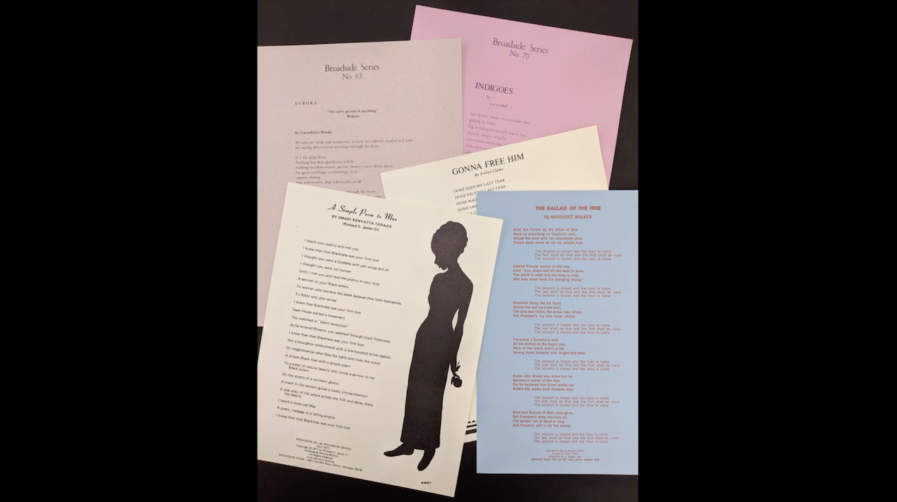 Poetry Broadsides by the Broadside Press | UConn Library